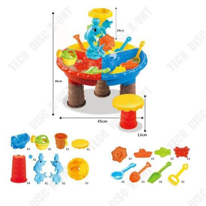 Jeu de sable - TD® - Ensemble de table - Enfants 3-6 ans - Plastique ...