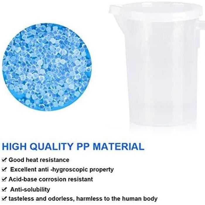 2L Verres Doseur Plastique Pichet Doseur 2000ml Becher Gradué Pot ...