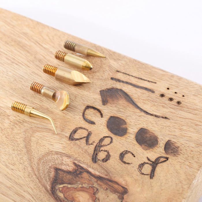 Pyrograveur pour loisirs créatifs - ZOKKO - 5 embouts - Hand lettering ...