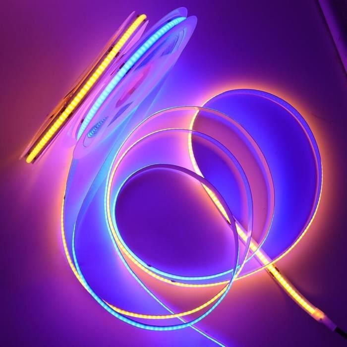 Bande Led Cob Alimentée Par Usb Dc 5 V, 320 Leds-M Bande Lumineuse ...