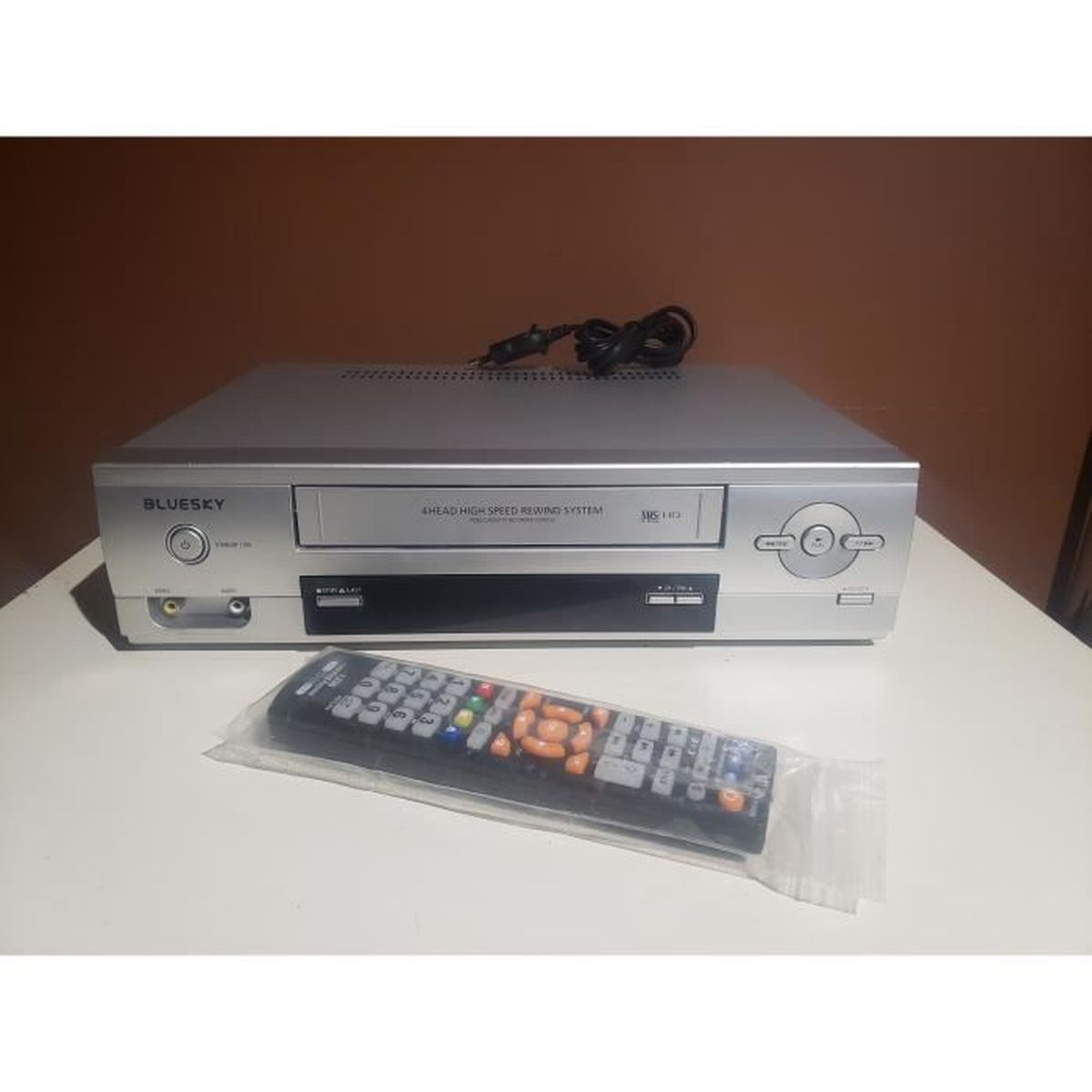 MAGNETOSCOPE BLUESKY VC4005D LECTEUR ENREGISTREUR CASSETTE K7 VIDEO VHS ...