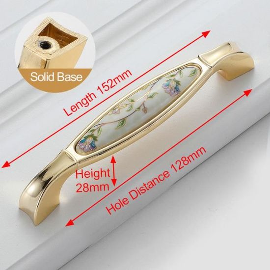 Quincaillerie meuble,Poignées de meuble en céramique Antique,Vintage ...