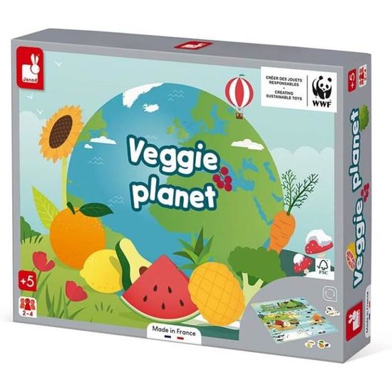 Jeu De Société 2 En 1 Veggie Planet - Jeu Ludo-Éducatif - Apprentissage ...