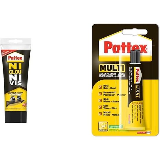 Ni Clou Ni Vis Extra Fort & Rapide, Colle De Fixation Surpuissante ...