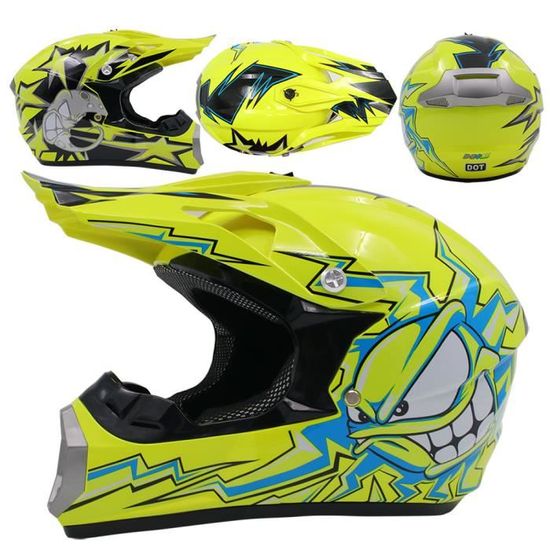 Casque de moto professionnel tout-terrain léger, pour course, vtt ...