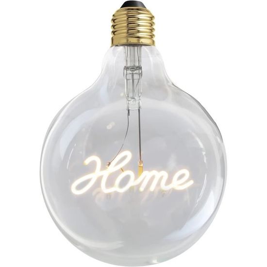 Ampoule Led Dimmable, Filament Avec L Inscription Home, Éclairage Chaud ...