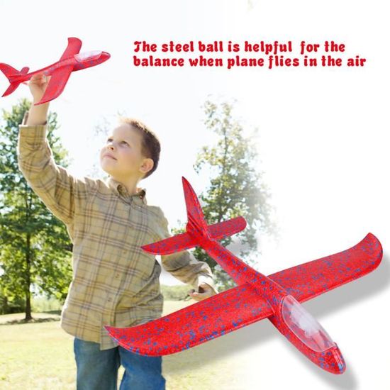 VINGVO Mini Avion Lumineux Jouet Enfant avec Lancement à la Main ...