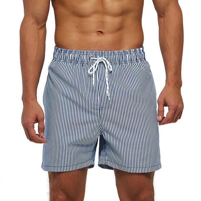 DATIFER-Short de plage en polyester pour homme,maillot de bain imprimé ...
