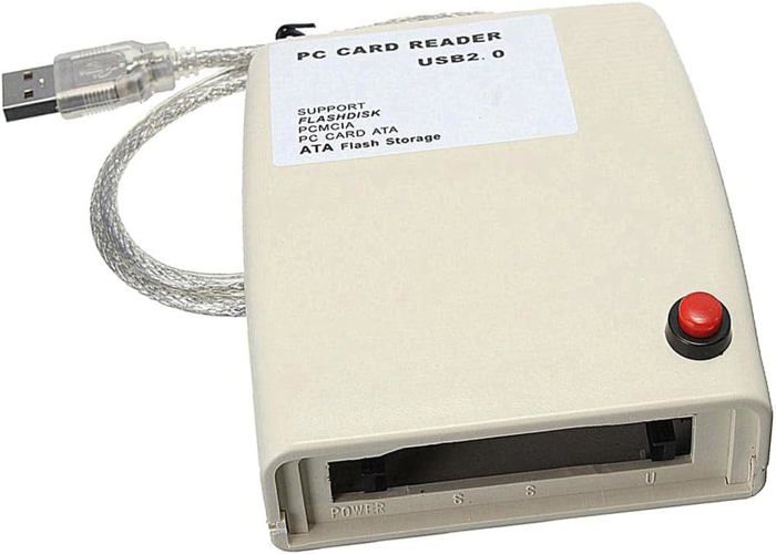 Usb 2.0 To Pc Ata Pcmcia Flash Disk Lecteurs De Cartes Mémoires ...