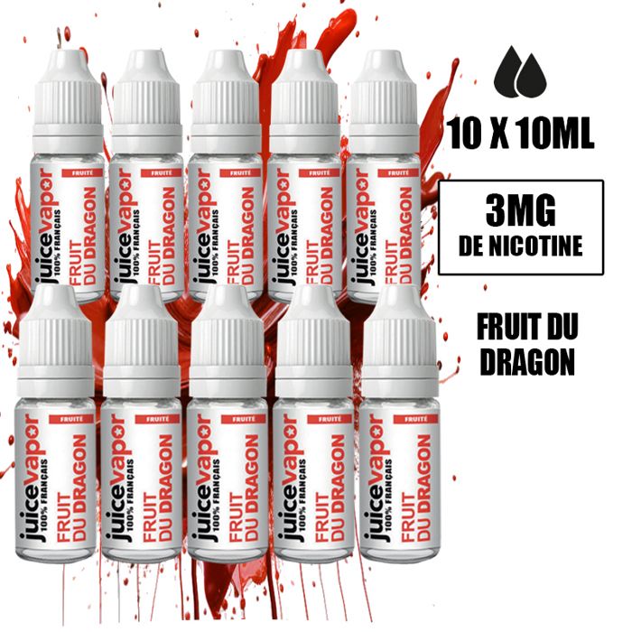 ELIQUIDE JUICE VAPOR 100ML - FRUIT DU DRAGON - EN 3MG NICOTINE ...