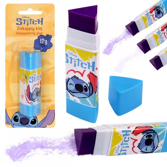 Disney Stitch Bâton de colle à disparition VIOLET, école, universel ...