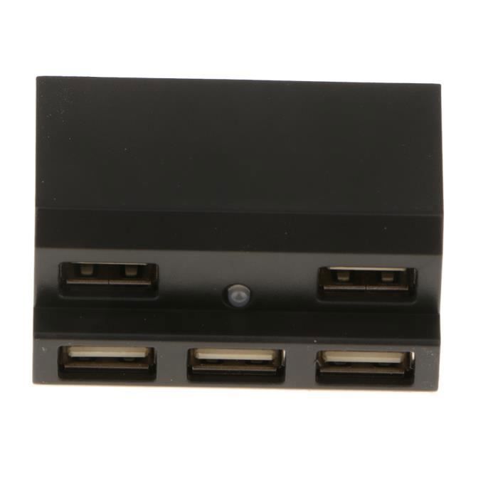 Hub USB - CONNECTIQUE - PS4 Pro - 5 Ports - USB 2.0 - Noir Noir YYV ...