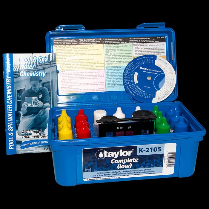 Kit analyse eau piscines K-2105 Taylor Estuches analizadores Taylor ...