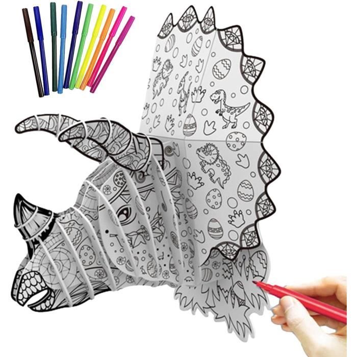 Puzzle Coloriage 3D Bricolage | Peinture Bricolage 3D Puzzle Jouets | Kit Puzzle Peinture 3D ...