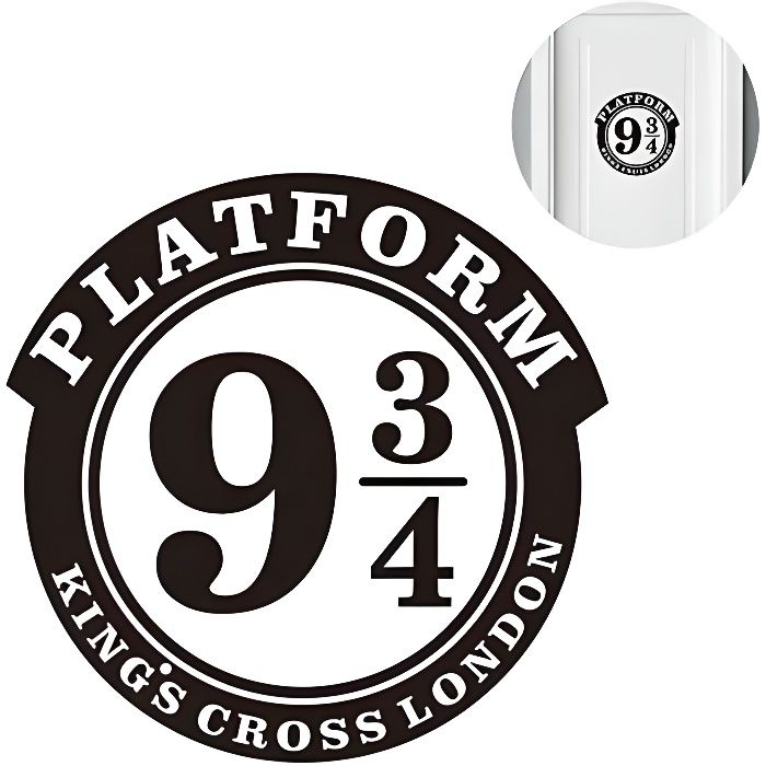 Platform 9-3/4 Harry Potter logo 934 autocollant sticker Sticker Mural ...