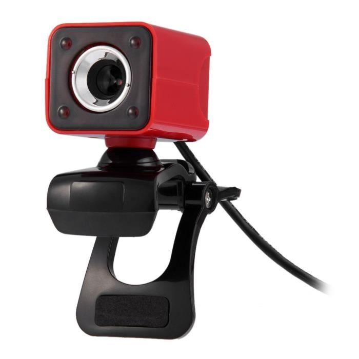 Clip-on 12 mégapixels Webcam HD 360 degré rotatif PC Camera/Webcam avec ...