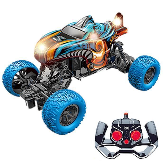 Voiture télécommandée Enfant, échelle 1:16 RC Monster Truck Jouet véhicule avec LED lumières ...