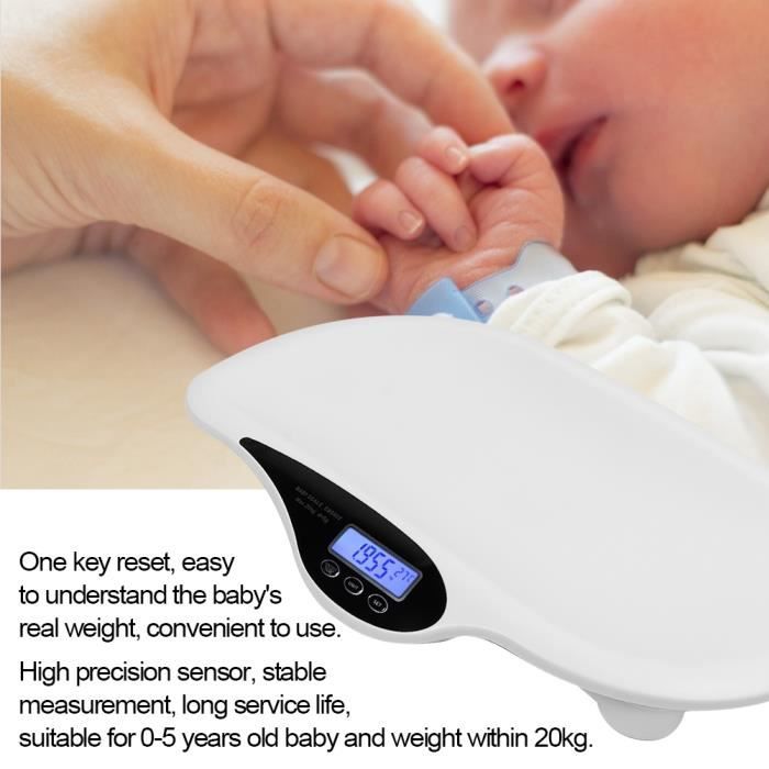 ESTINK Pèse-bébé Balance électronique numérique pour bébé, balance ...