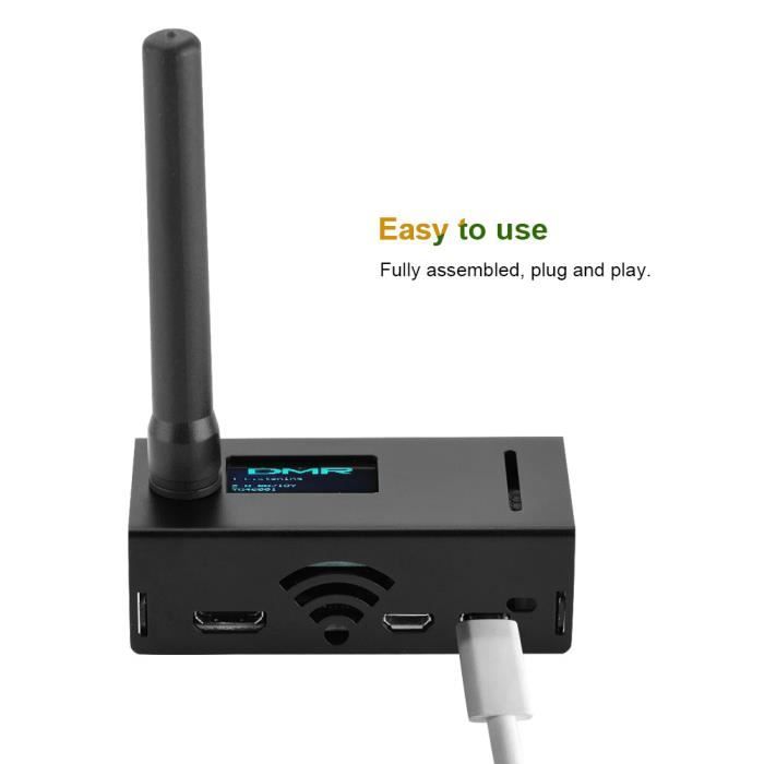 MSA Hotspot Assemblé Avec Antenne + Carte Tf 8G Support P25 Dmr Ysf ...