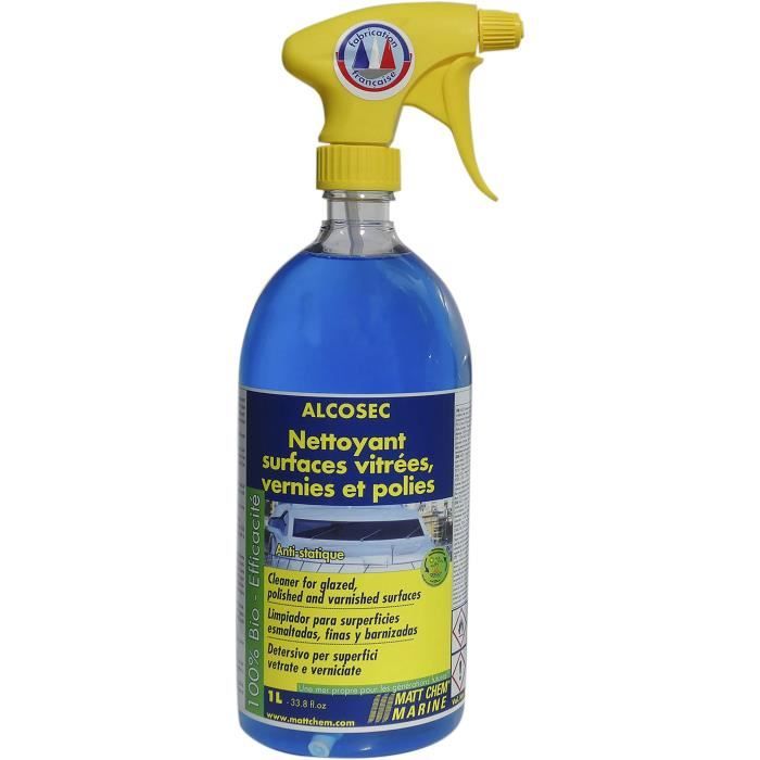 MATT CHEM MARINE Nettoyant anti-statique Alcosec - Spécial surfaces ...