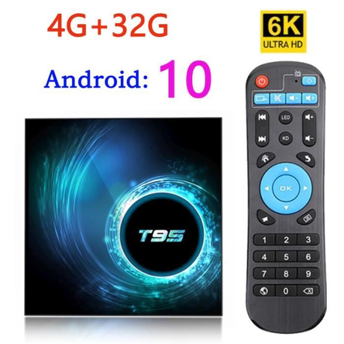 Boitier iptv T95 H616 Smart TV Set Top Box para Android 10 AllWinner ...