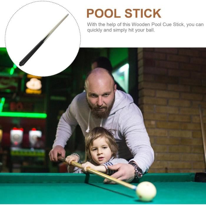 Queue de billard pour enfants Queue de billard en bois Queue de billard courte queues billard ...