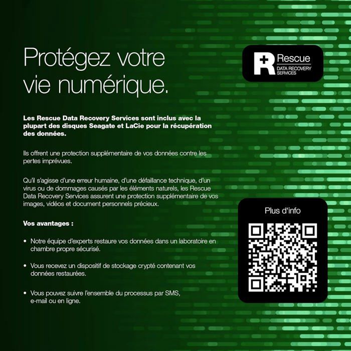 Disque dur externe portable - DEBSY - One Touch - 4 To - Chiffrement ...