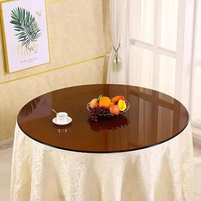 Plateau De Table En Verre Trempé Plateau Verre Rond Table A Manger 40 ...