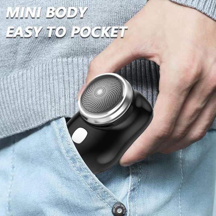 Mini Rasoir Usb Pour Homme, Mini Rasoir De Voyage Auto-Amovible, Charge ...