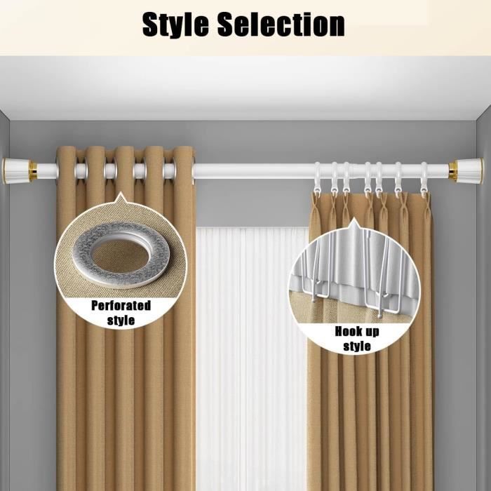 Tringle A Rideau Pour Dressing Sans Percernull