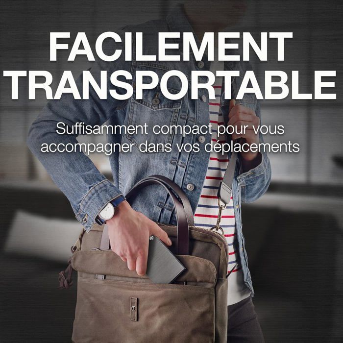 Disque dur externe portable - DEBSY - One Touch - 4 To - Chiffrement ...