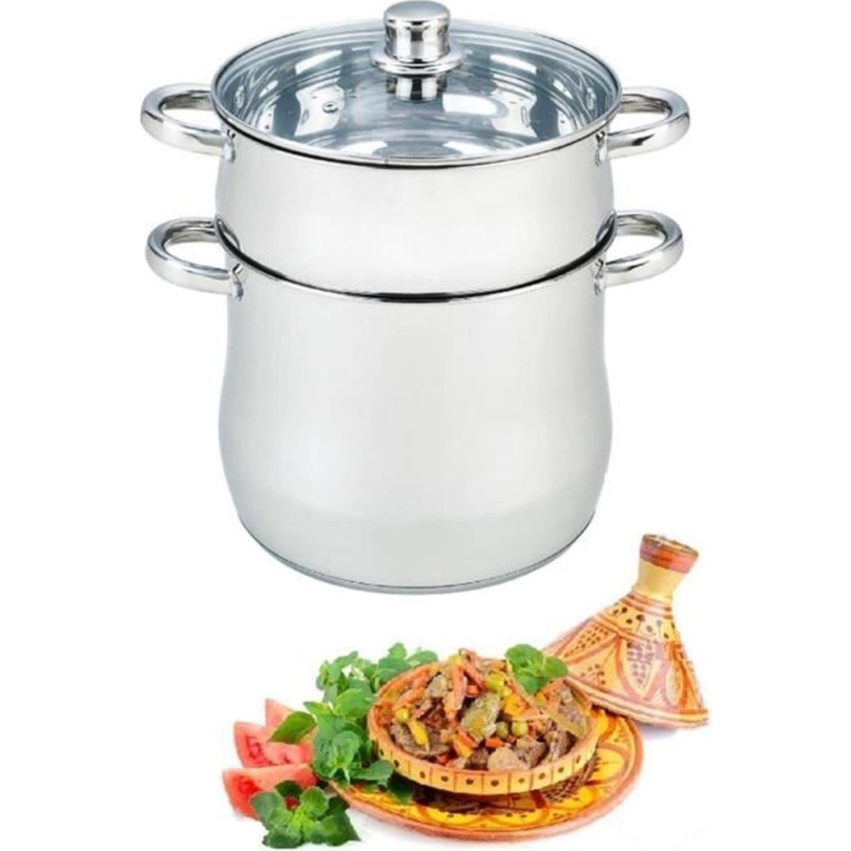Couscoussier Inox 12L - Tous Feux - Cdiscount Maison