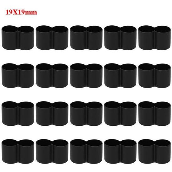 20Pcs Embouts de Protection pour Pieds de Chaise, Tabouret Embout ...