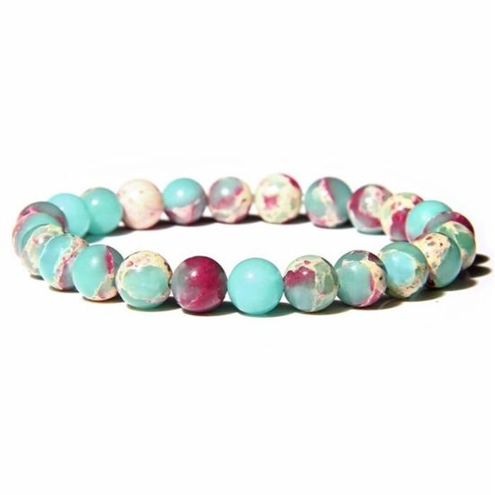 Shoushan Stone-19CM -Bracelet en pierre naturelle minimaliste pour ...