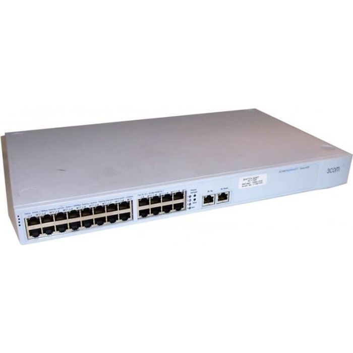 Switch 24 PORTS 3Com : 3C17300 - Cdiscount Informatique