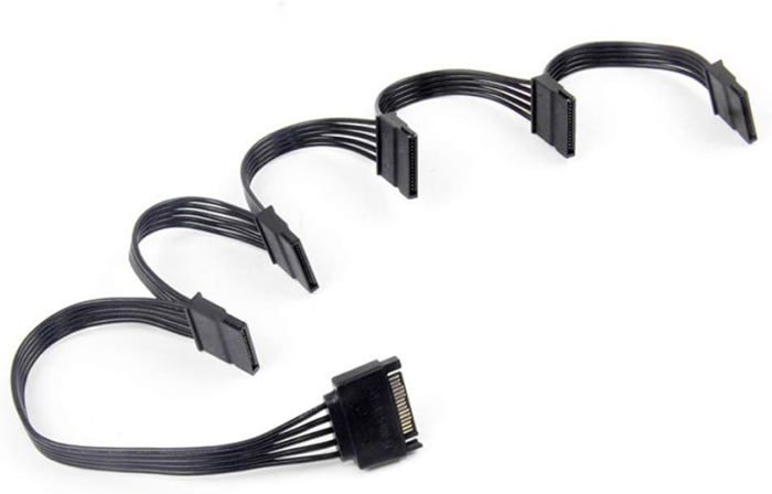Sata Câble Adaptateur Répartiteur D'Alimentation 5X,15 Pin Câble D ...