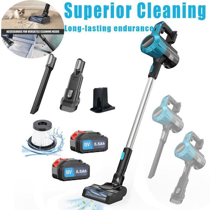 3IN1 Handheld Vacuum Cleaner Kit,Powerful& Rechargeable Stick Cordless ...