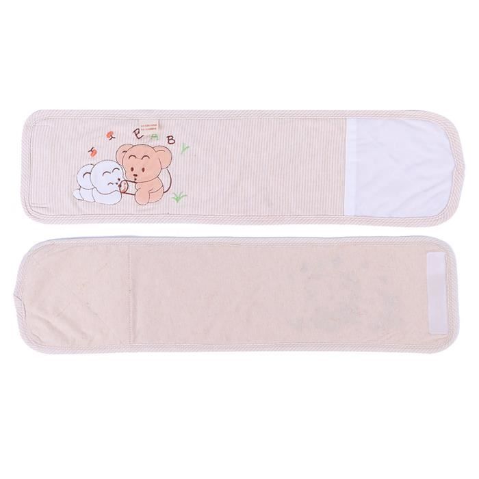 1pcs coton ventre ventre circonférence bande nombril réglable respirant ...