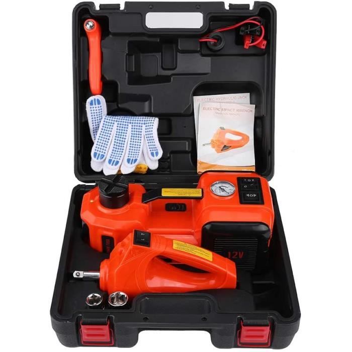 12V 5T Cric Electrique Levage Voiture Auto, Cric Electrique avec Boiter ...