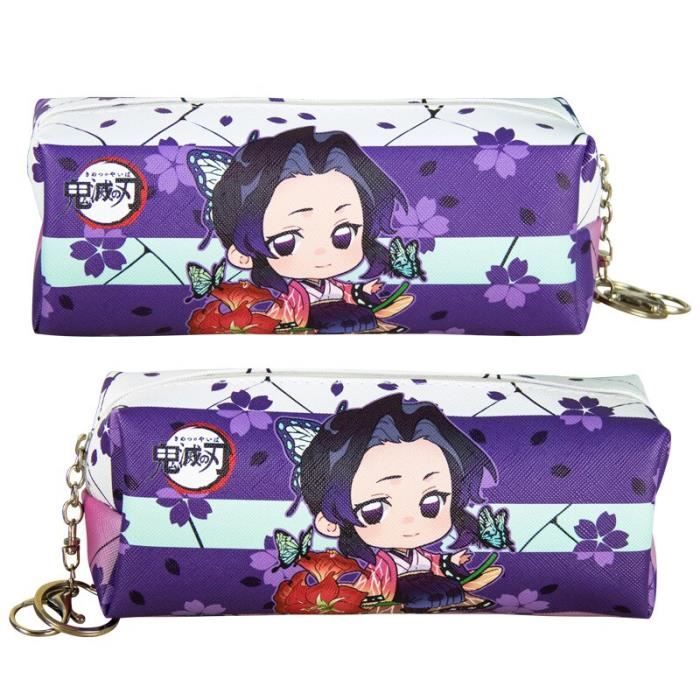 B huahudie - Anime Demon Slayer Pencil Case Wallet Storage Bag Office ...