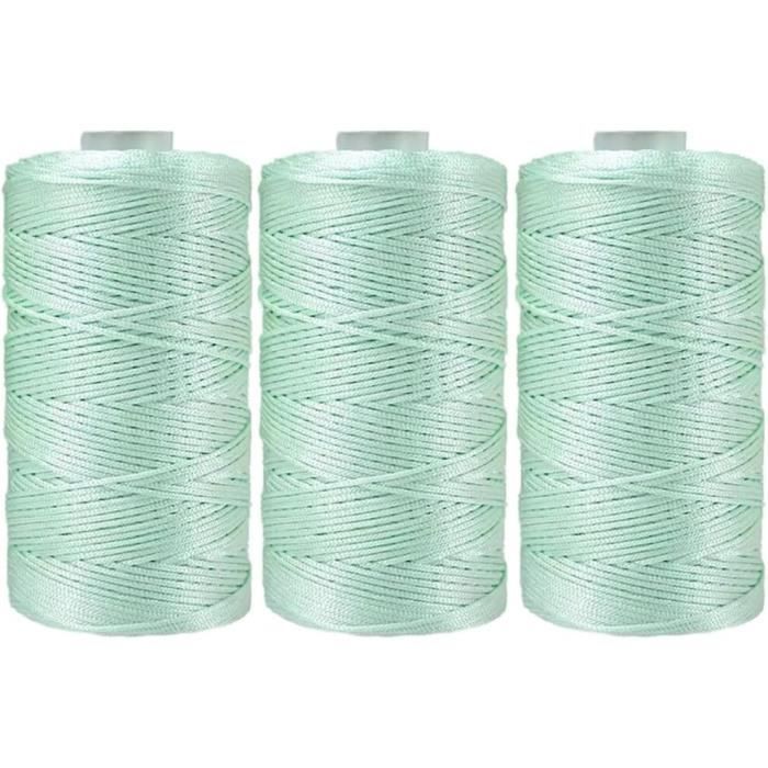 Cordon Pour Macramé En Coton, Corde Macramé 1.5Mm Fil De Coton Naturel ...
