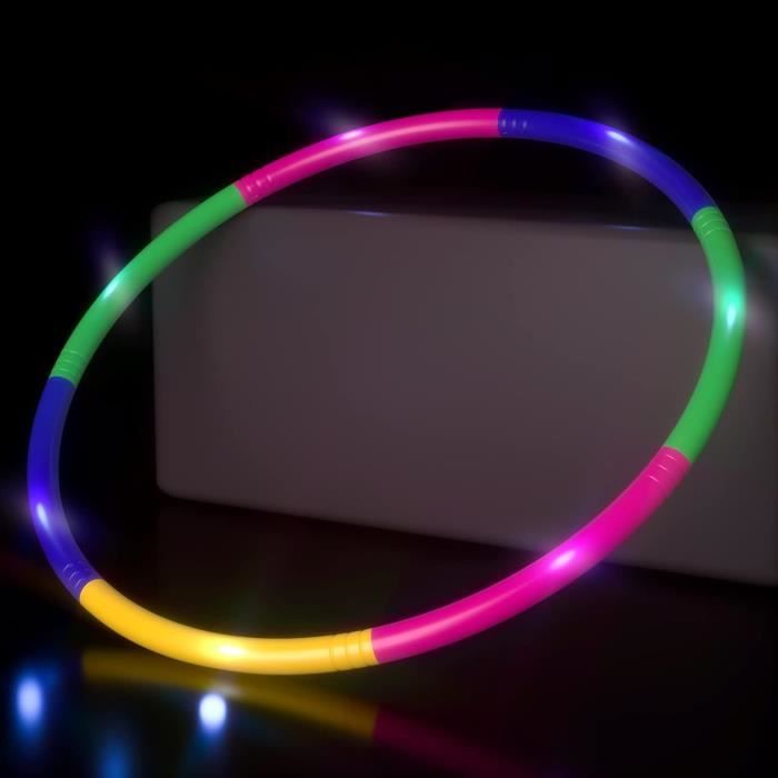 Led Hula Hoop Pour Enfants, 7 Sections Hoola Hoop Pour Enfants Amovible ...