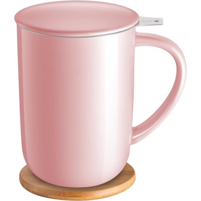 Tasse À Thé En Porcelaine Avec Infuseur Et Couvercle, Teaware Avec ...