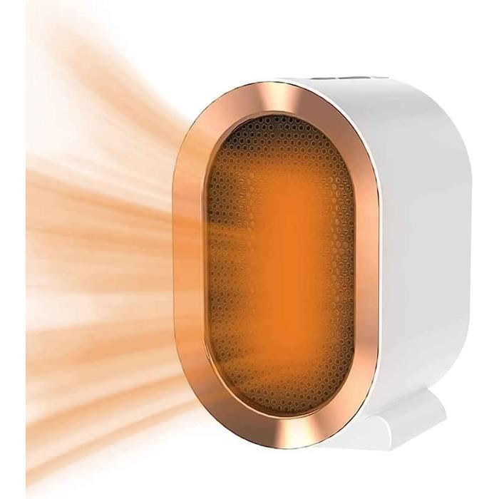 Mini Radiateur 1200W,Ventilateur Chauffage,2 Niveaux Chaleur,Radiateur ...