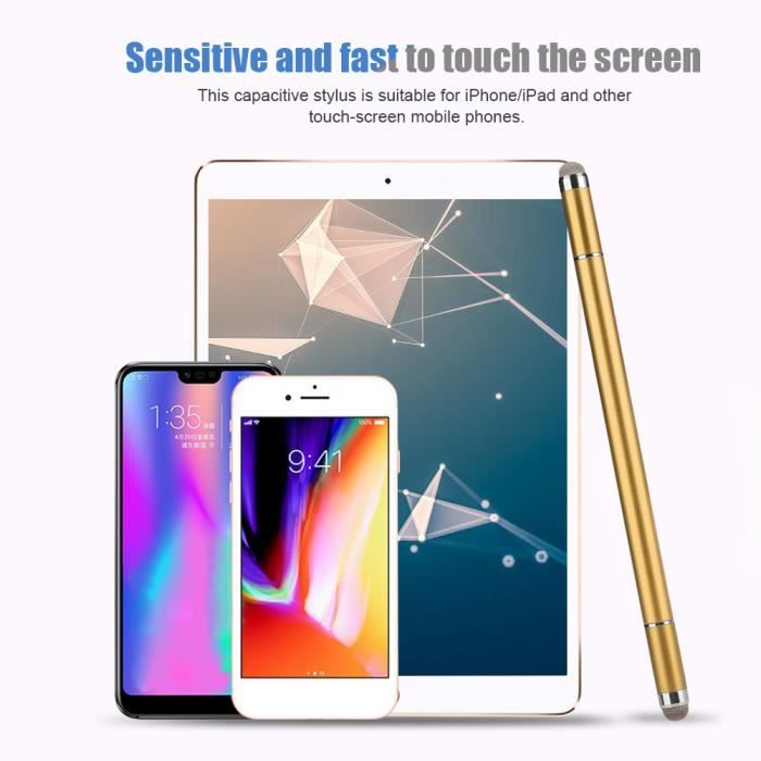 VAG Stylet Capacitif cran Tactile En Tissu 4 En 1 Avec 2 Points En
