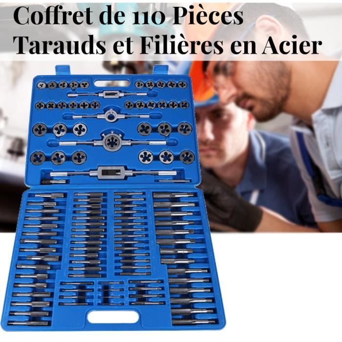 Ensemble de tarauds et de matrices pour outil de taraudage, pour maintenir fermement le taraud ...