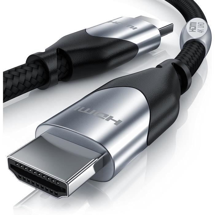 5m Câble HDMI 4k 2.0b UHD 4K 60Hz, Ethernet High Speed HDMI 2.0 3D Arc ...