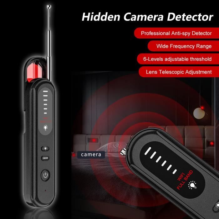 Détecteur de caméra cachée, 6 niveaux de sensibilité, détecteur de ...
