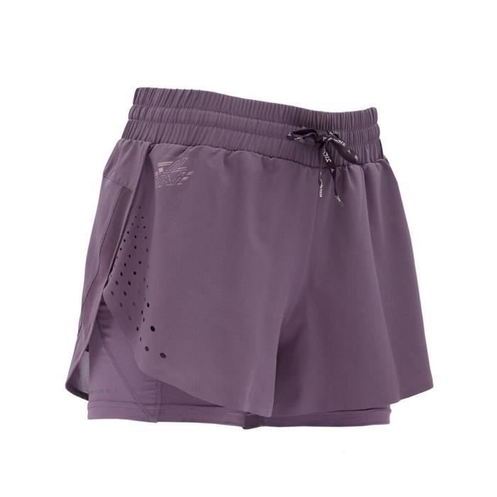 Short de sport femme Silvini Sport Lagiana - Vélo sur route - Plum ...