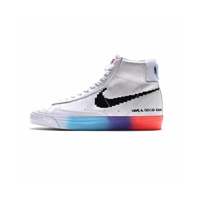 Nike Blazer Mid 77 good Game Heroes League WHITE BLUE Red - Cdiscount ...